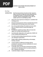 Potential Assessment Form | PDF | Leadership | Behavior Modification