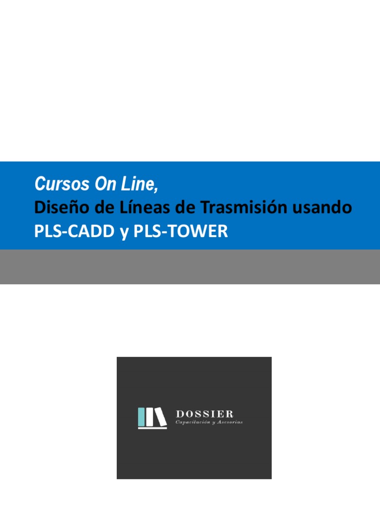 Curso - PLS CADD | PDF | Diseño | Programa de computadora