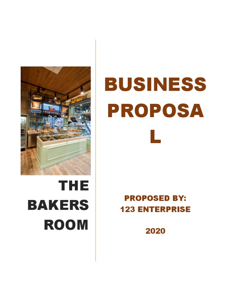 Business Proposa L: THE Bakers Room | PDF | Bakery | Baking