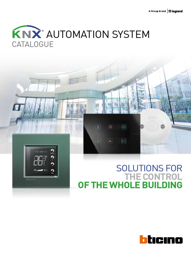 Catalogue KNX | PDF | Thermostat | Touchscreen