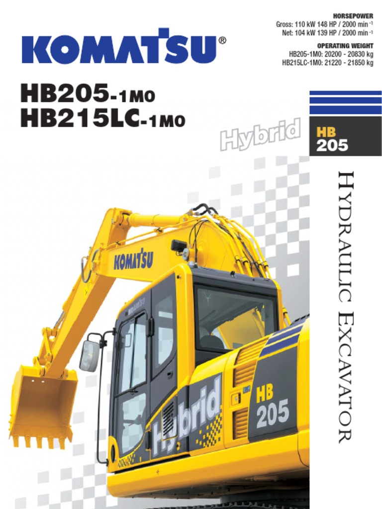 HB205 HB215LC: Gross: 110 KW 148 HP / 2000 Min Net: 104 KW 139 HP ...