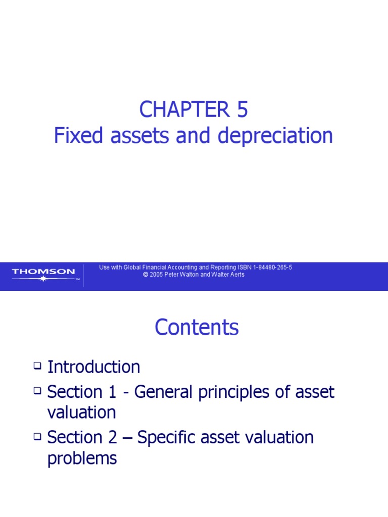 CH 5 | PDF | Depreciation | Intangible Asset