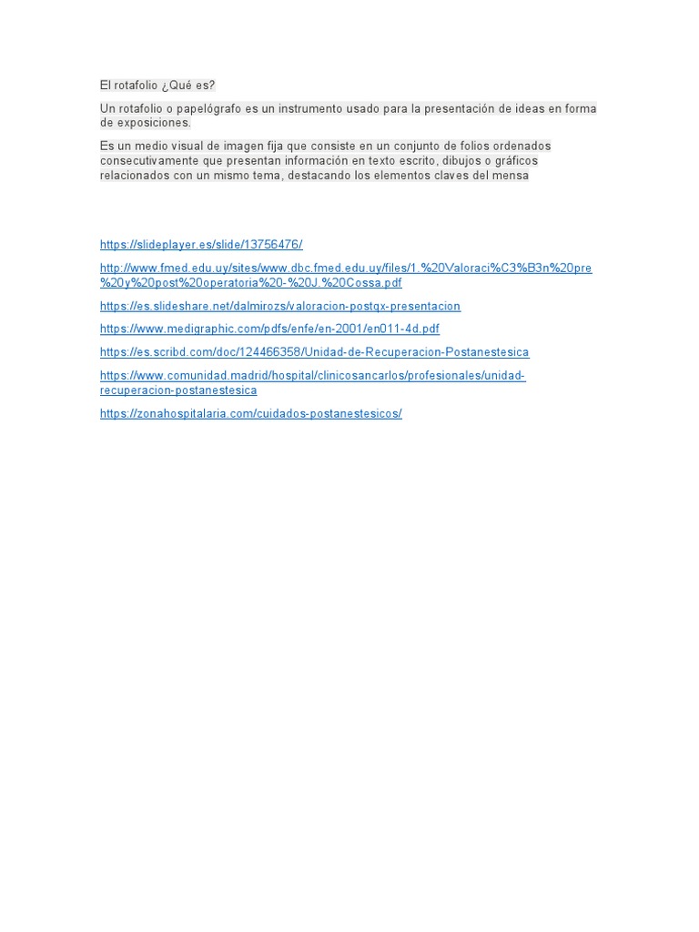 Qué es un rotafolio y su uso | PDF