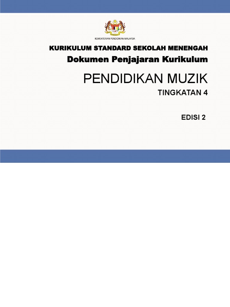 Pendidikan Muzik Tingkatan 4 | PDF