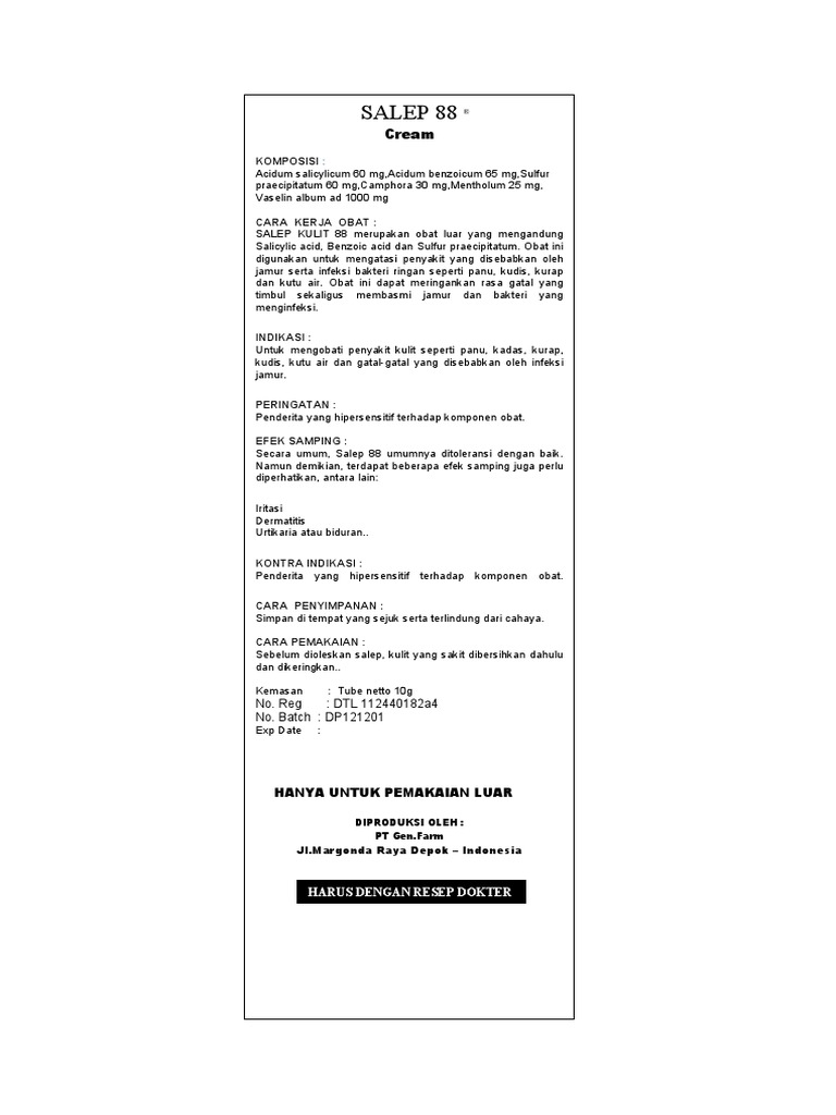 Salep 88 | PDF