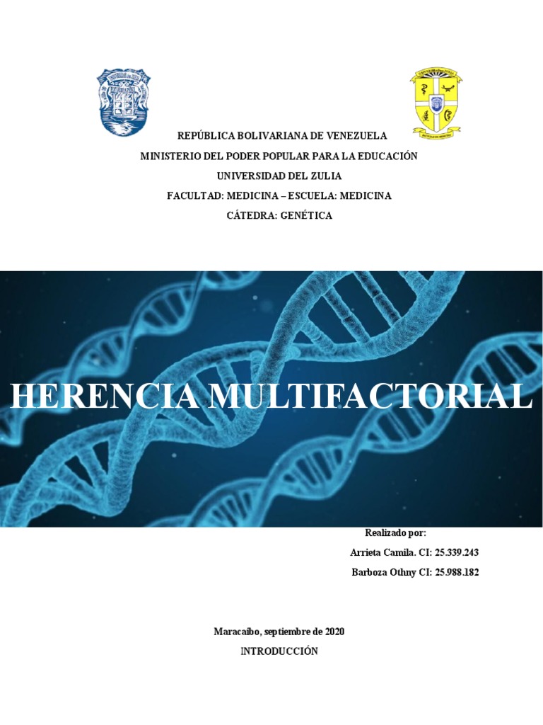 Herencia Multifactorial Final | PDF | Epigenética | Defecto cardiaco congenito
