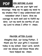 LPU Opening and Closing Prayers | PDF | Language Arts & Discipline