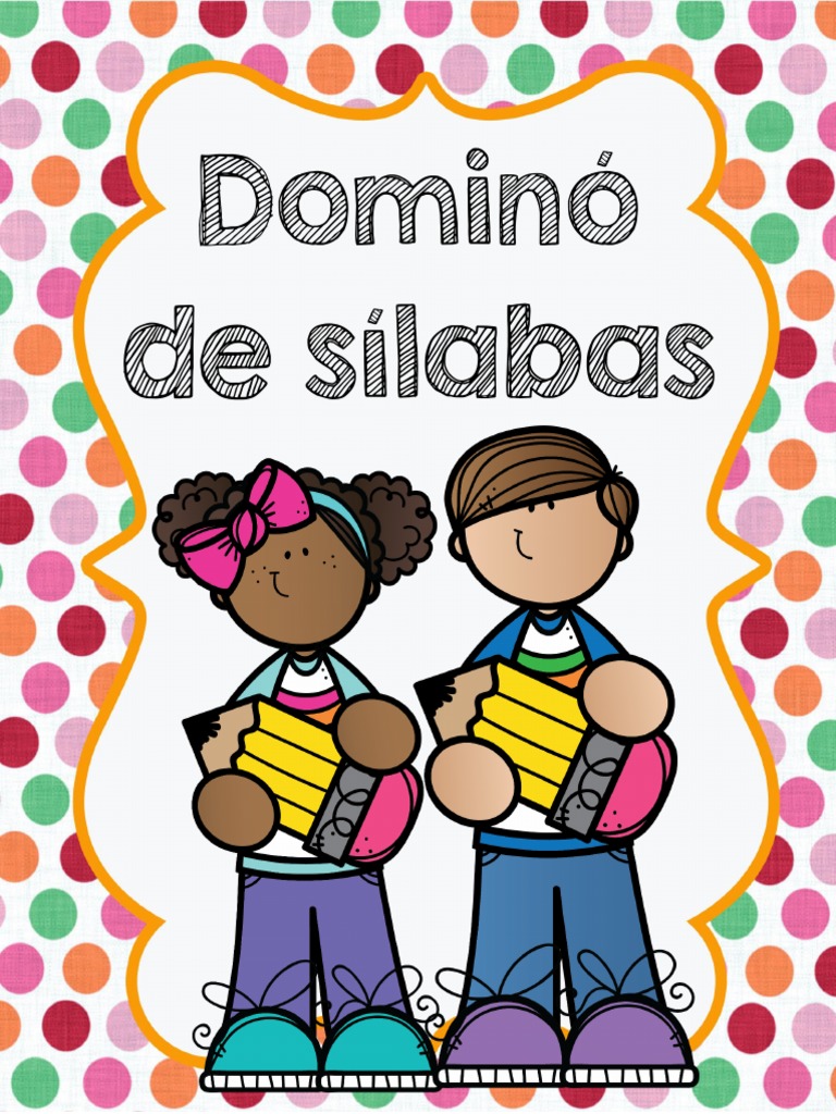 Dominó de Sílabas PDF | PDF | Artes del Lenguaje y Comunicación | Arte