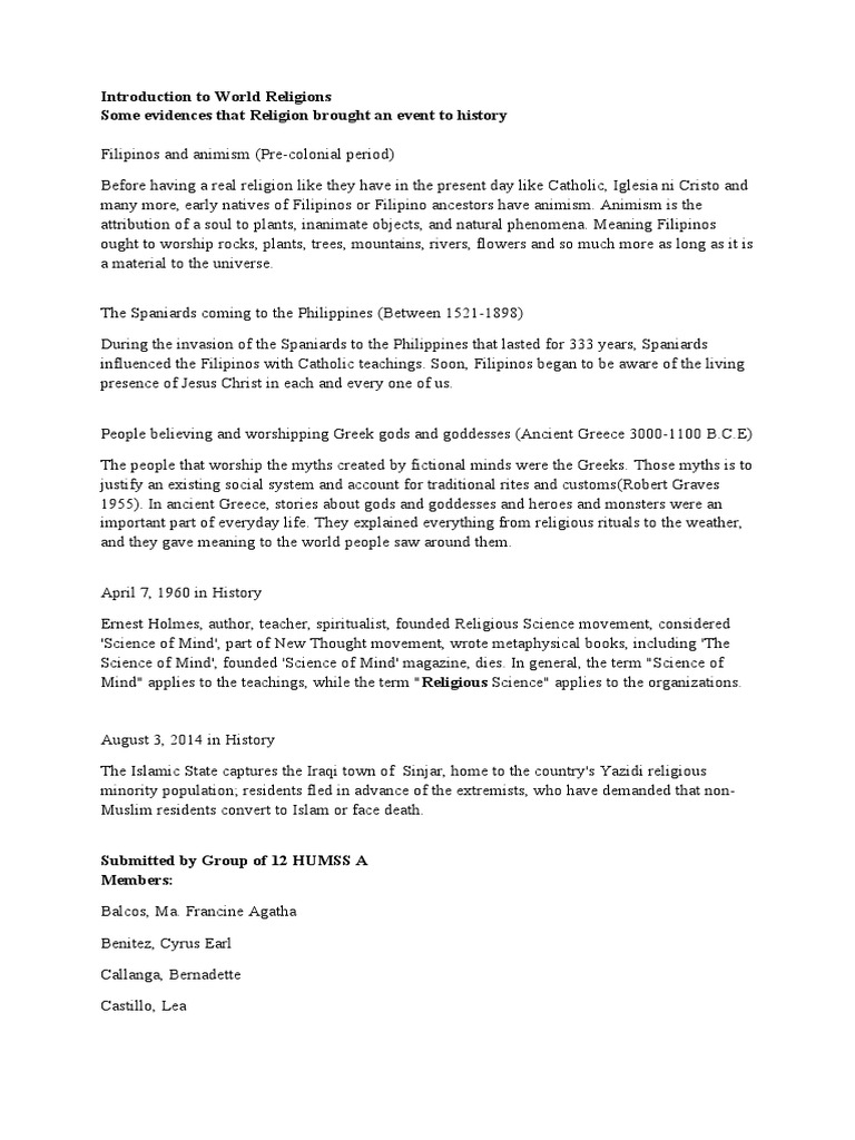 Introduction To World Religions | PDF