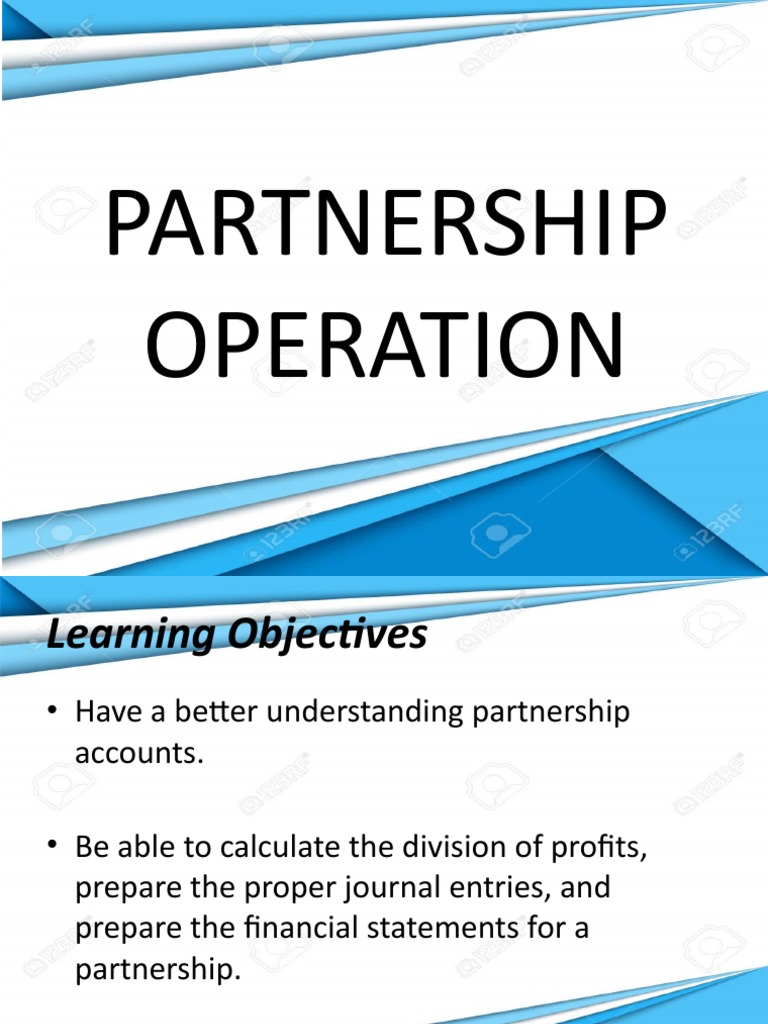 AFAR - Partnership Operation | PDF | Partnership | Loans