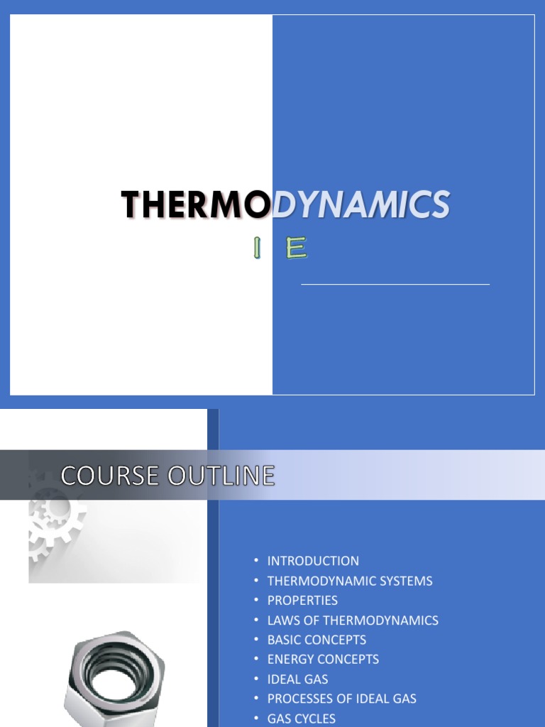 Introduction To Thermodynamics | PDF | Heat | Thermodynamics