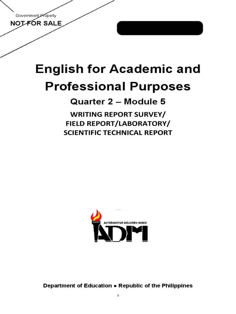 Eapp Quarter 2 Module 5 | PDF | Survey Methodology | Question