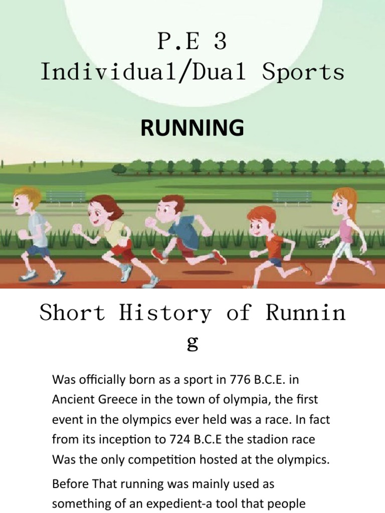 History and Types of Running Sports | PDF | Sports & Recreation
