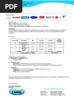 Sample Quotation For AC | PDF | Pipe (Fluid Conveyance) | Air Conditioning