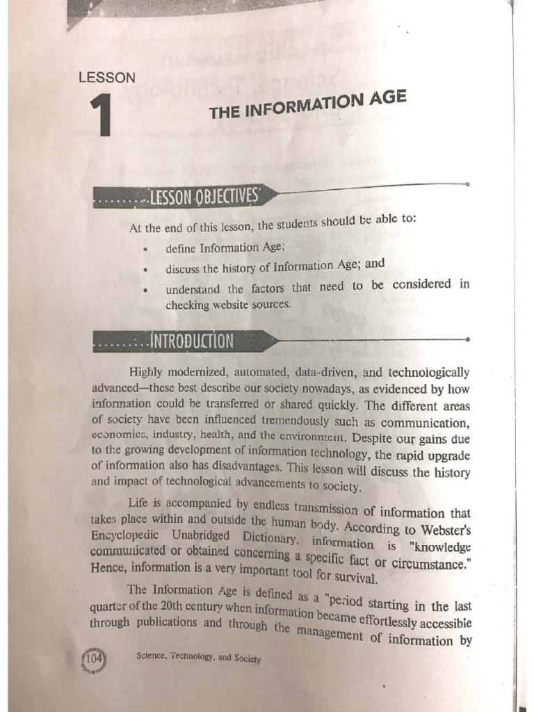 The Information Age | PDF