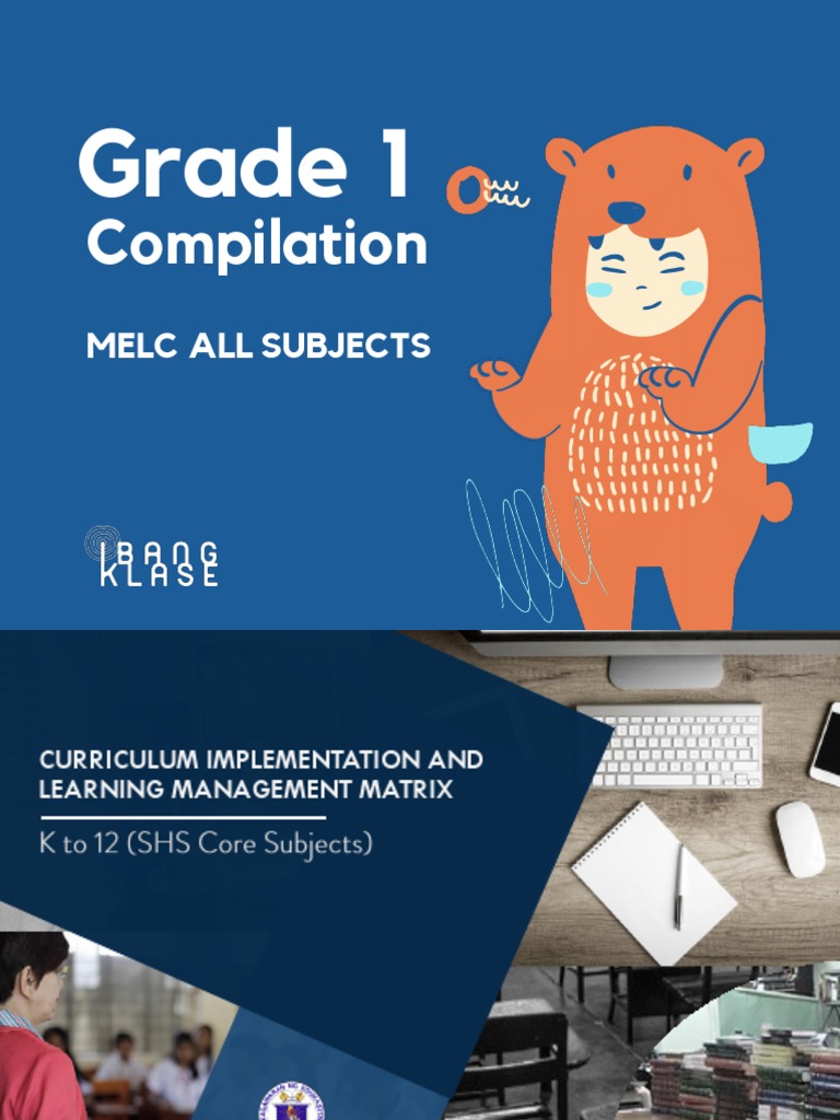 Grade 1 MELC Compilation PDF | PDF | Word | Drawing