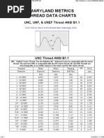 UNC, UNF, & UNEF Thread ANSI B1,1 PDF | PDF | Machining | Metalworking