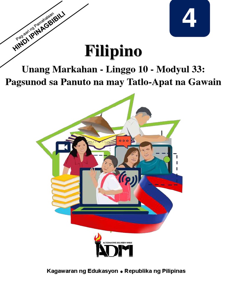 Fil4 - Q1 - Mod33 - Pagsunod Sa Panuto - Version2 | PDF