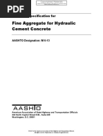 Aashto M 6 | PDF | Concrete | Construction Aggregate