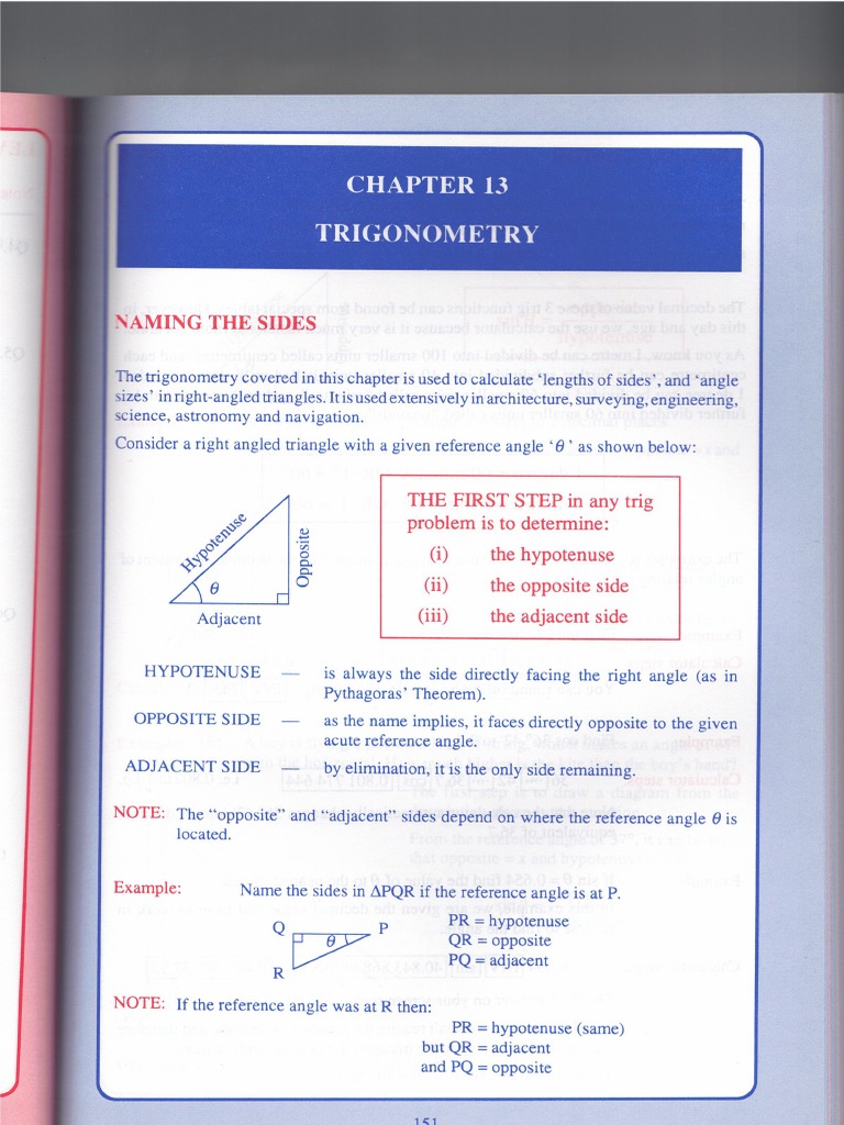 Trigonometry Notes | PDF