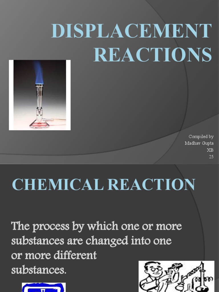 Single & Double Displacement Reactions | PDF | Chemical Reactions ...