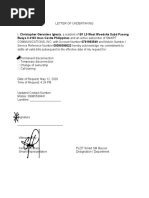PLDT Termination Letter | PDF