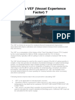 Calculation of Vessel Experience Factor | PDF | Measurement | Volume