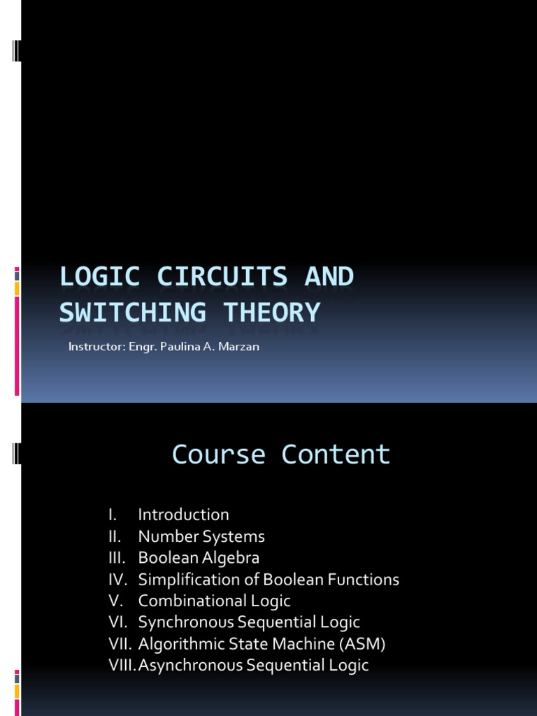 Lesson1 Introduction Number Systems Pdf Logic Gate Boolean Algebra 1195