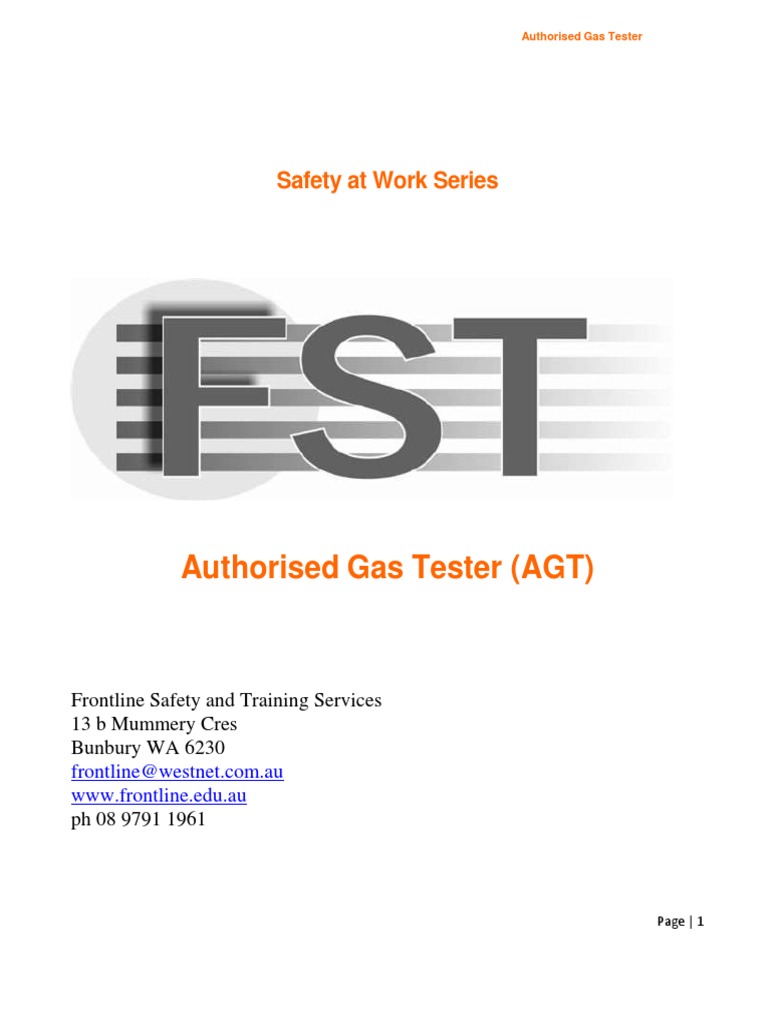 Authorised Gas Tester Course Overview | PDF | Combustion | Fires