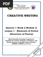 Creative Writing Module 1 | PDF | Senses | Experience
