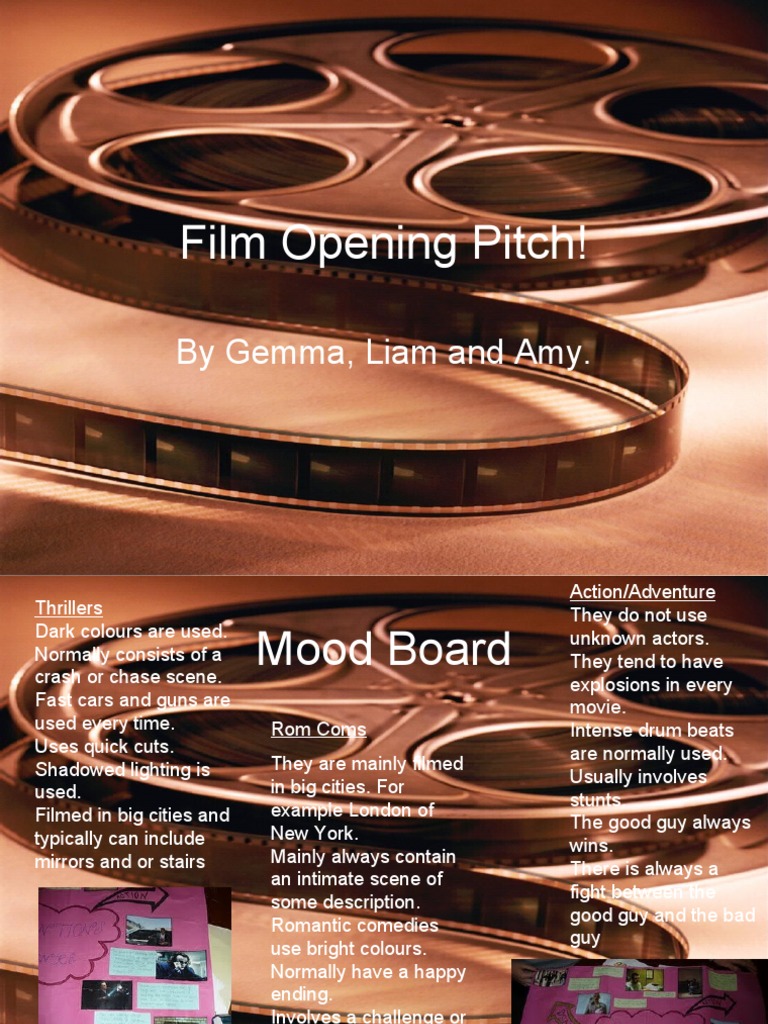 Film Opening Pitch!: by Gemma, Liam and Amy | PDF