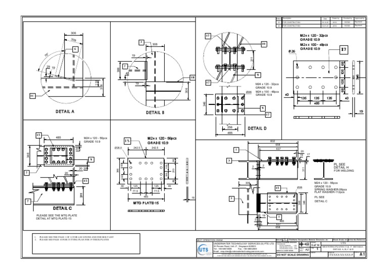 5.detail A, B, C & H, Mounting Plates 15 & 17-Rev A2 | Download Free ...
