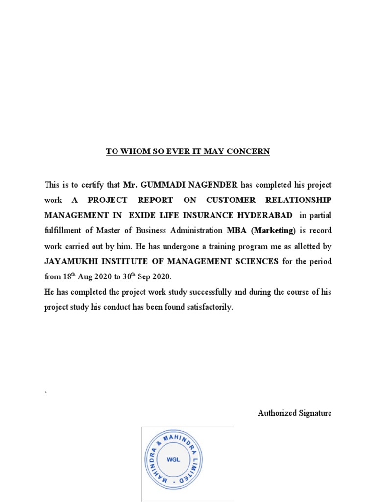 Letter Matter Mahindra | PDF
