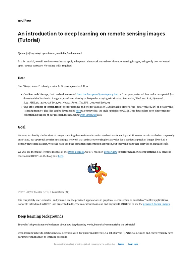 An Introduction To Deep Learning On Remote Sensing Images (Tutorial ...