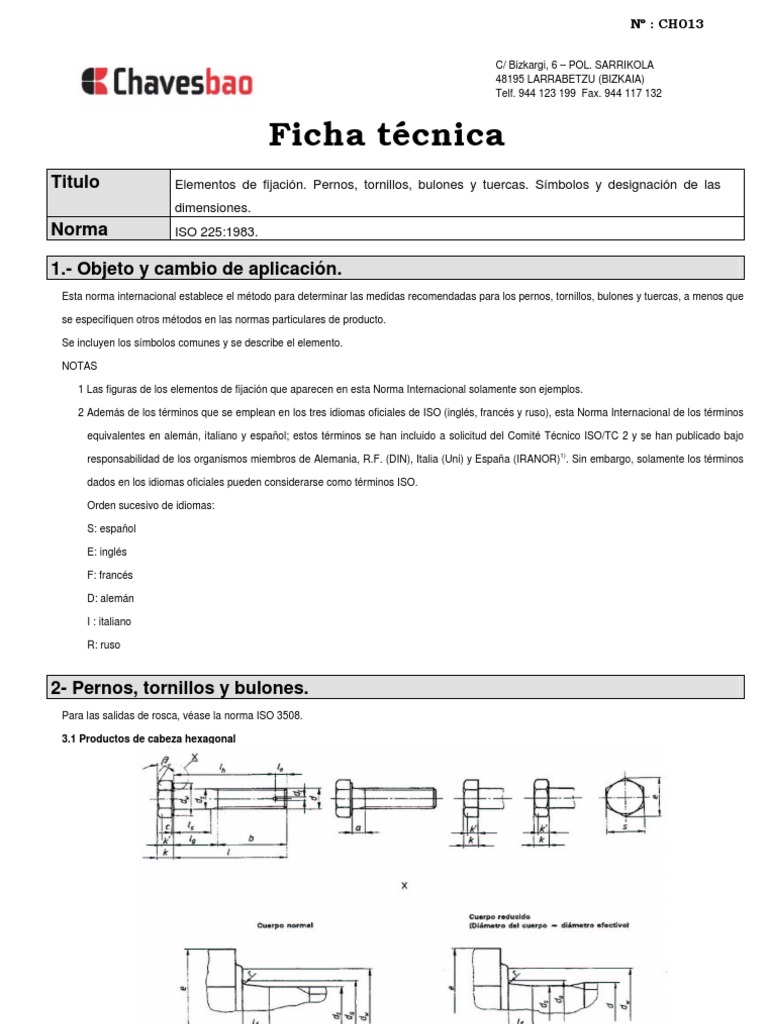 Iso 225 1983 | PDF | Formas geométricas | Enseñanza de matemática