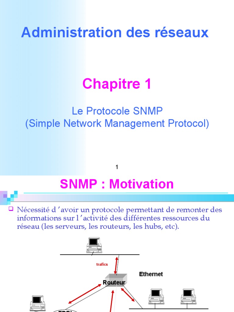 Chap1 SNMP | PDF | Protocoles Internet | Standards de réseaux