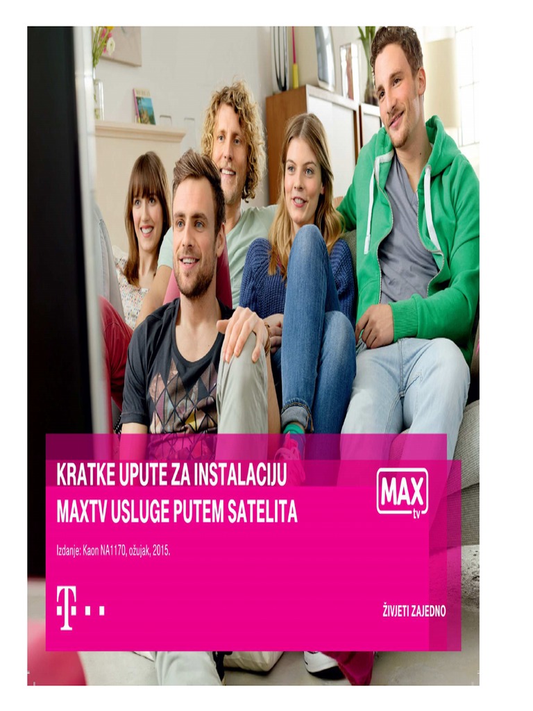 Upute Za Instalaciju MAXtv Sat - KAON Prijemnik | PDF