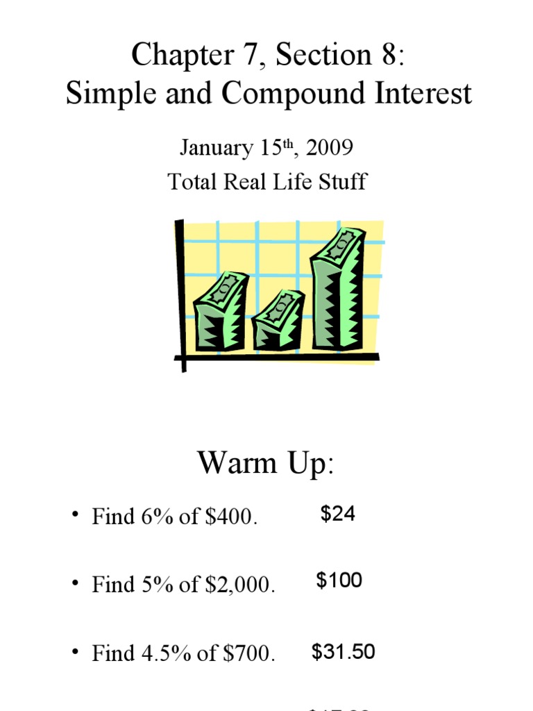 78 Simple Compound Interest 1232069544740224 3 PDF | PDF | Compound ...