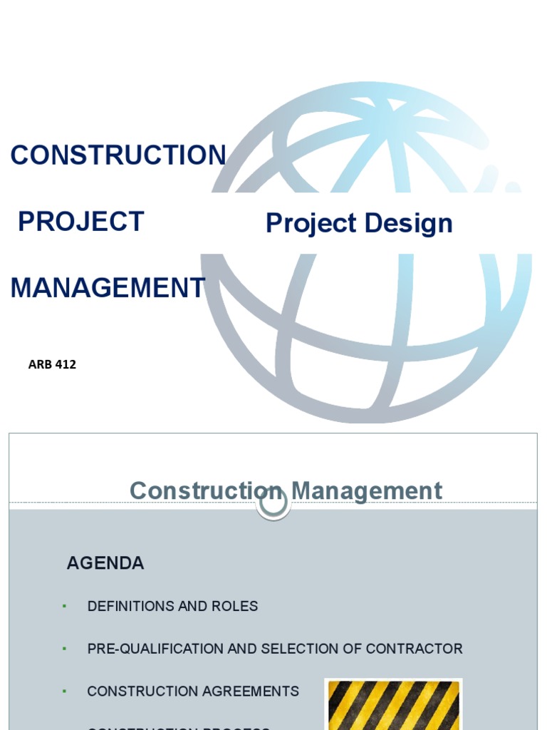 02 - Construction Management - II | PDF | Construction Management ...