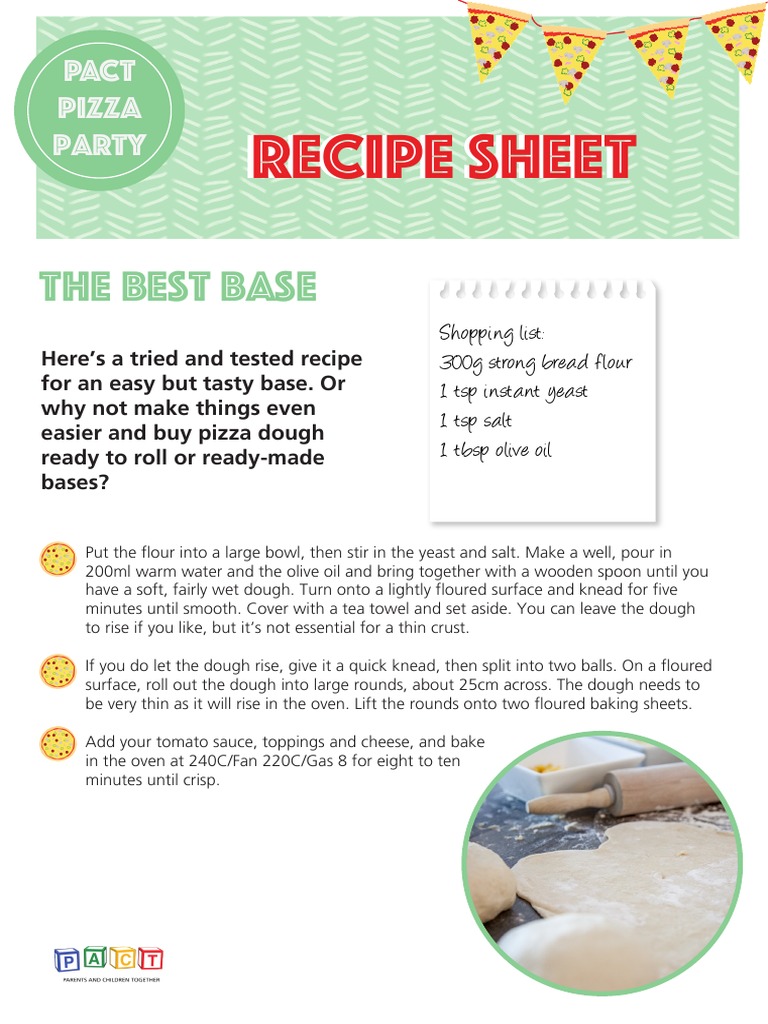 Pizza Recipes PDF | PDF | Pizza | Dough