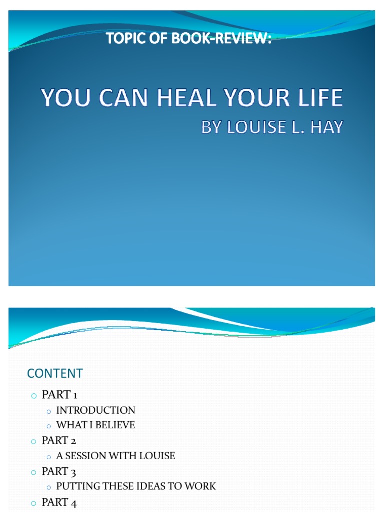 You Can Heal Your Life | PDF