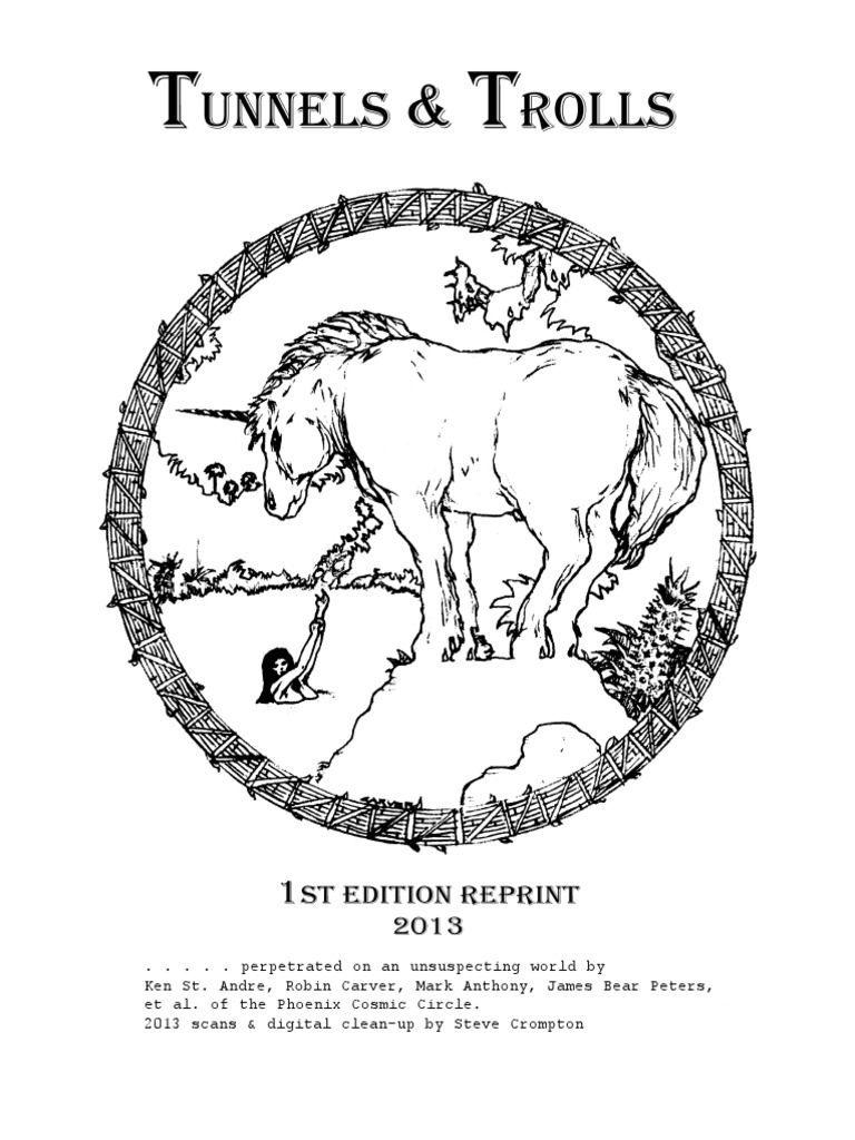 Tunnels & Trolls 1st Edition Reprint | PDF