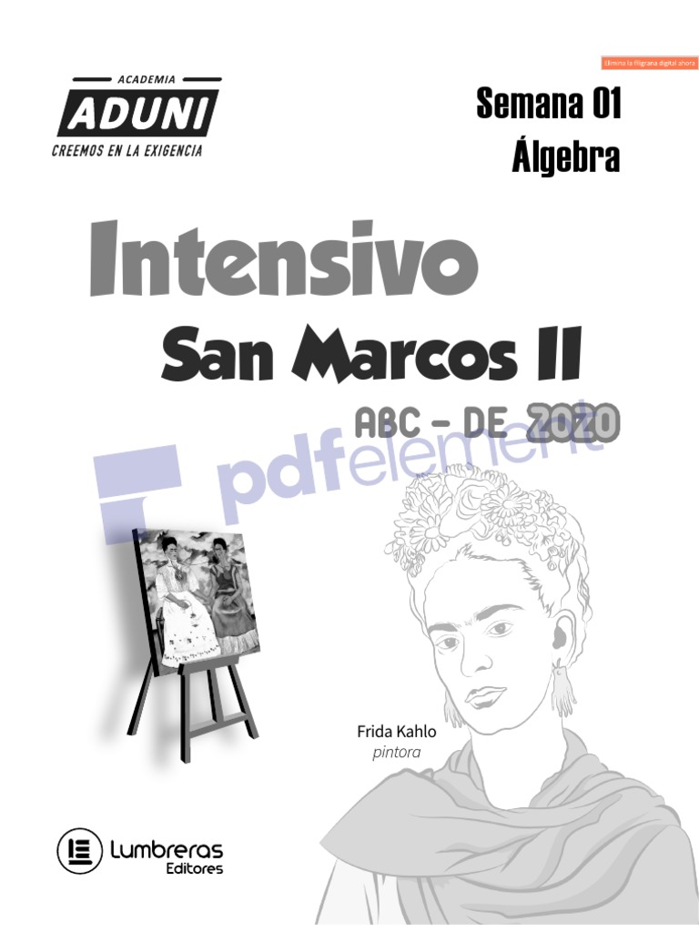 Sem01 ÁLGEBRA ISM-II | PDF | Ecuaciones | Conceptos matemáticos