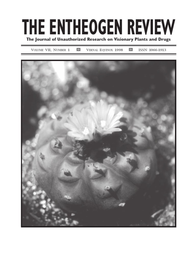Entheogen Review Vol7.1 PDF | PDF | Entheogen | Hallucinogen