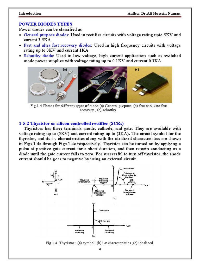 General Purpose Diodes Fast and Ultra Fast Recovery Diodes Schottky ...