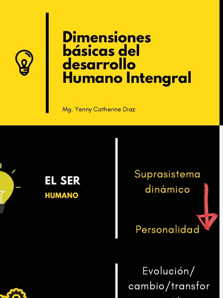 Dimensiones Básicas Del Desarrollo Humano Intengral | PDF