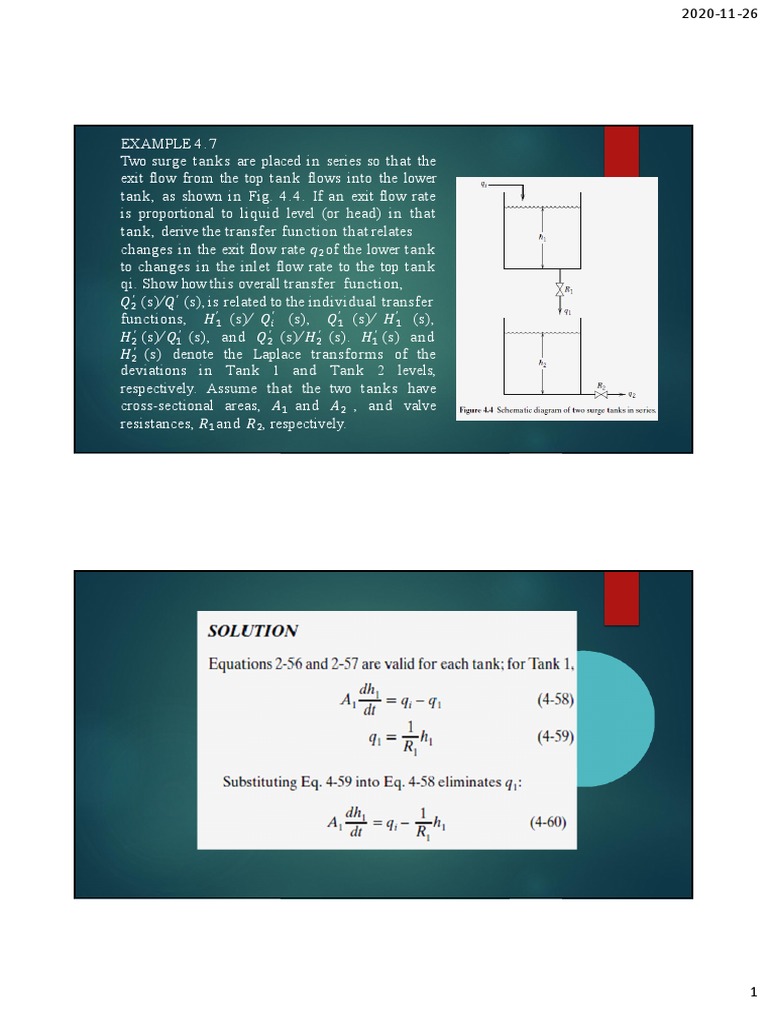 Modeling and Analysis of Multi-Tank Surge Systems | PDF | Mathematical ...