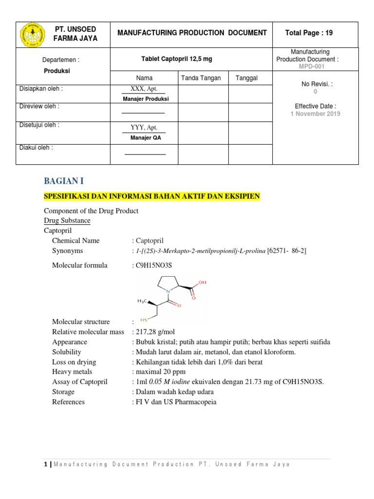 Icmi - MPD - Tablet Kempa Langsung - Kel 3 PDF | PDF