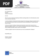 Letter of Intent Deped | PDF