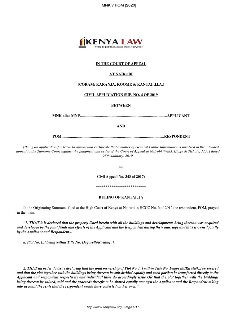 Civil Application Sup 4 of 2019 PDF | PDF | Supreme Courts | Common Law